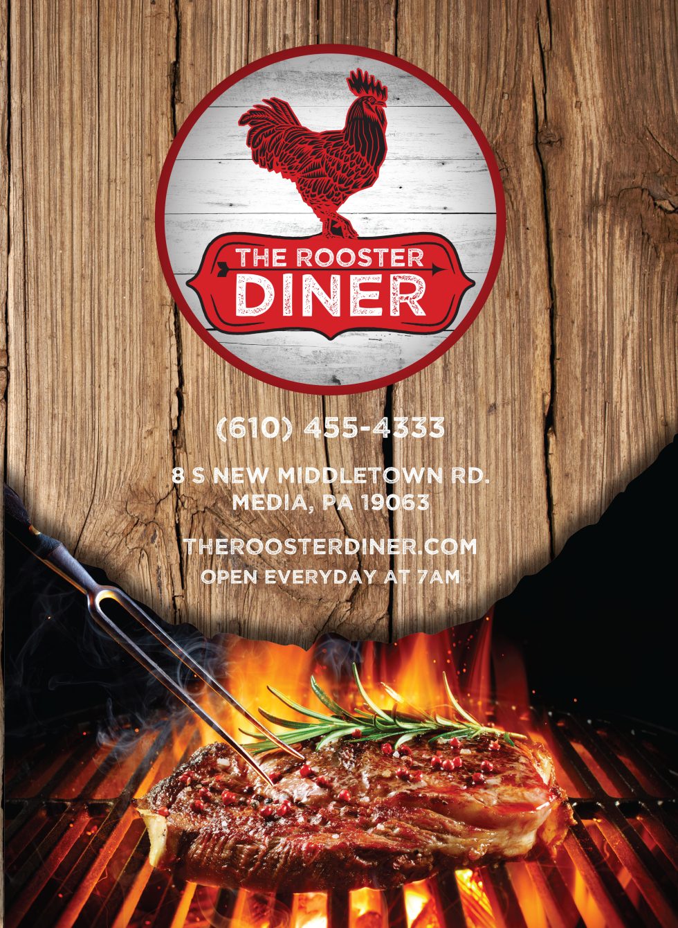 Our Menu | The Rooster Diner